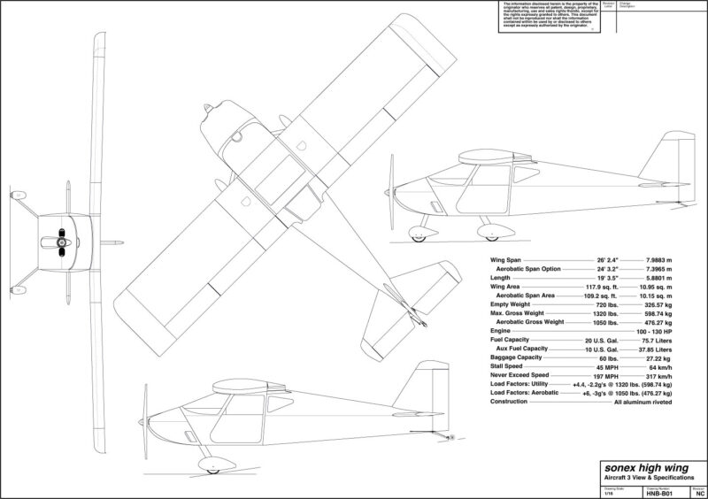 HNB-B01_3 View & Specs – Sonex Aircraft